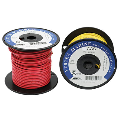 VERTEX White 18 AWG 100' Primary Wire - 1426180901 - False Creek Fuels ...